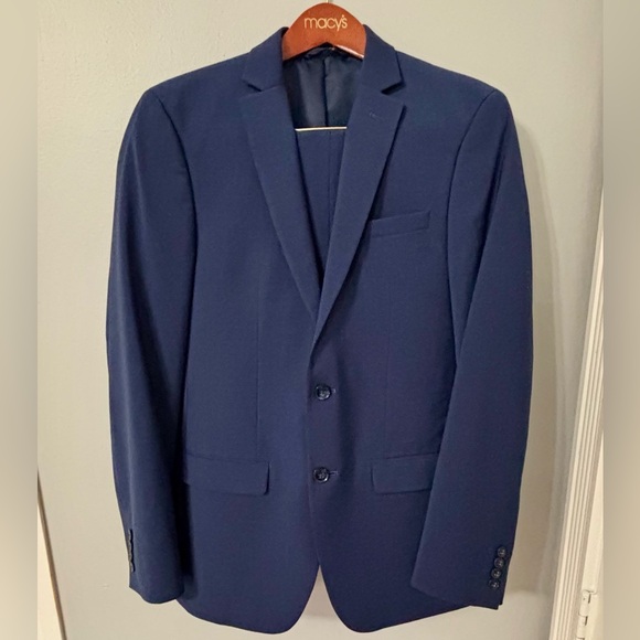 Bar III | Suits & Blazers | Mens Bar 11 Skinny Fit Blue Suit | Poshmark
